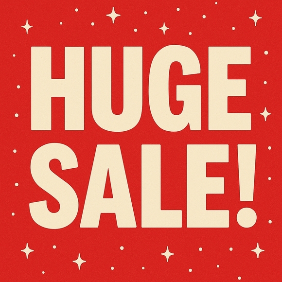 Other | Red Huge Sale Sign | Poshmark